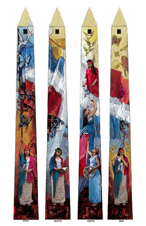 Obelisco del Malecón de Santo Domingo en proceso de restauración ...